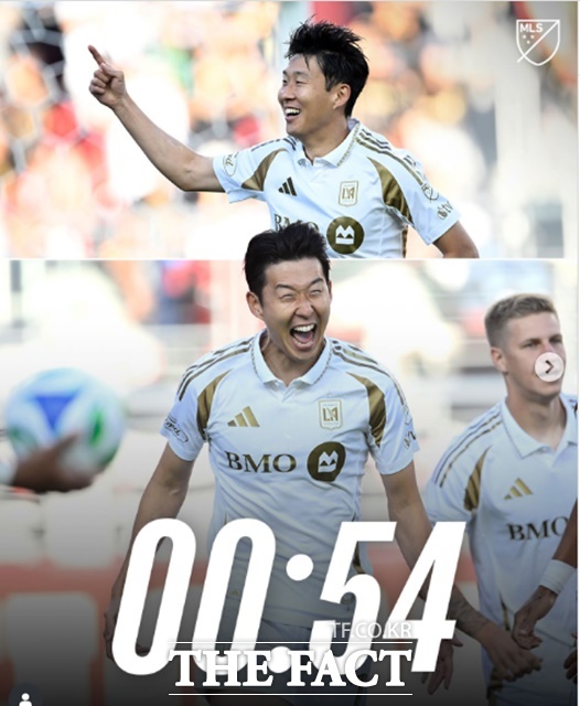 '53초 번개골' 손흥민, LAFC 4-2 승리 견인...MLS 2골 1도움 - 축구 | 기사 - 더팩트